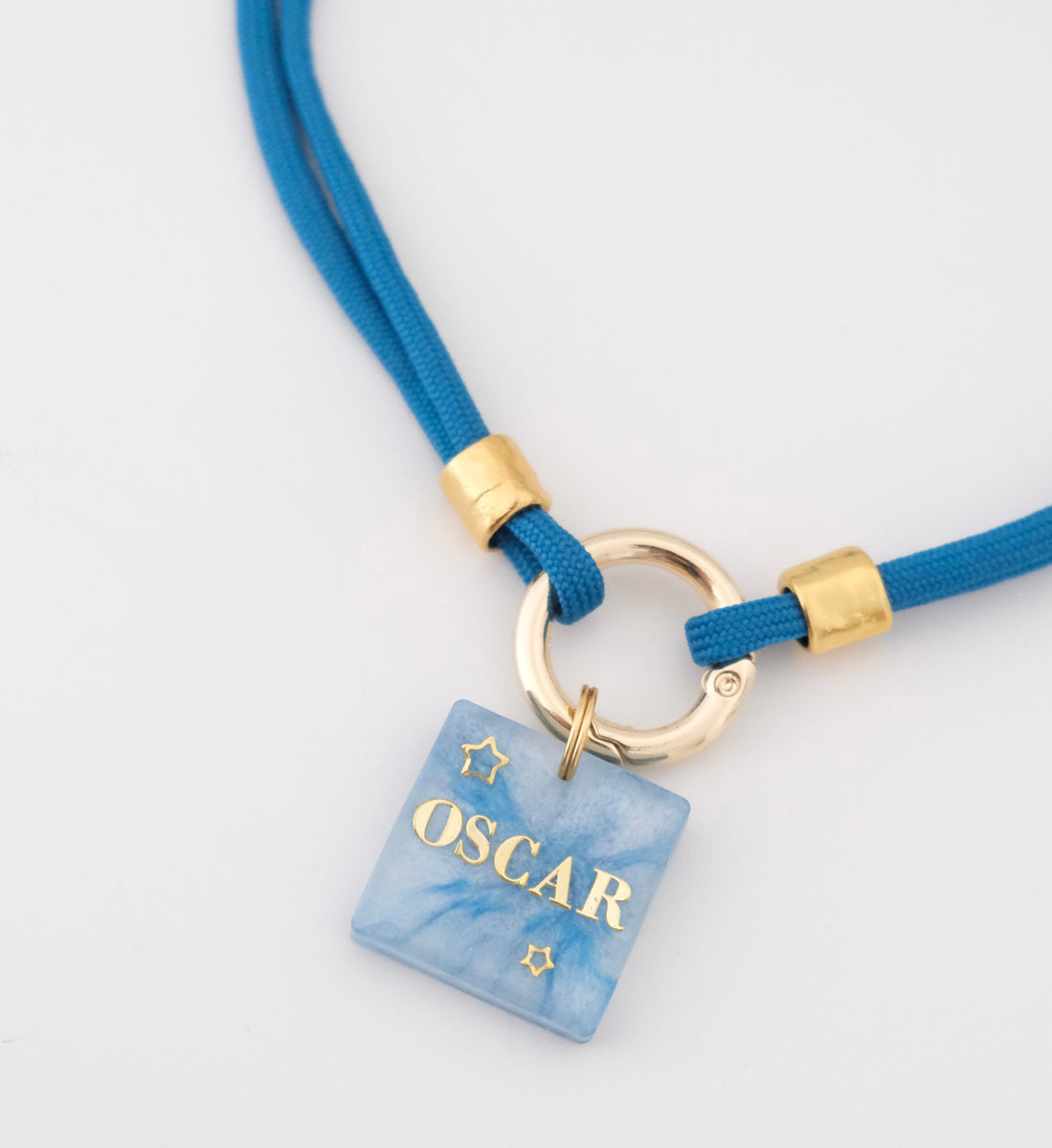 Epoxy name tag "Blue Agate" – Le Paw